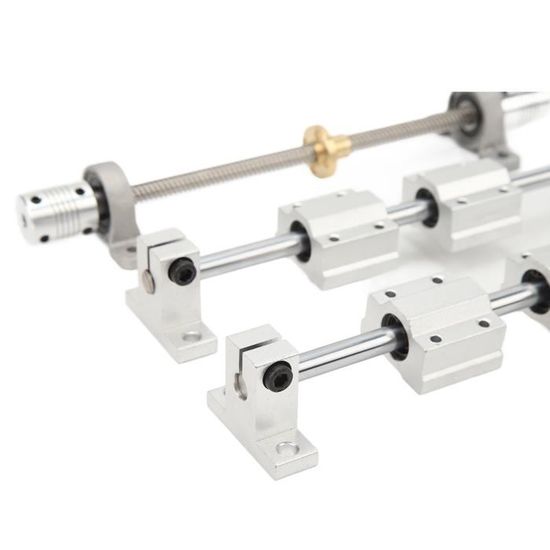 XIG Vis mère T8x8 Arbre de tige de guidage de mouvement linéaire T8x8 ...