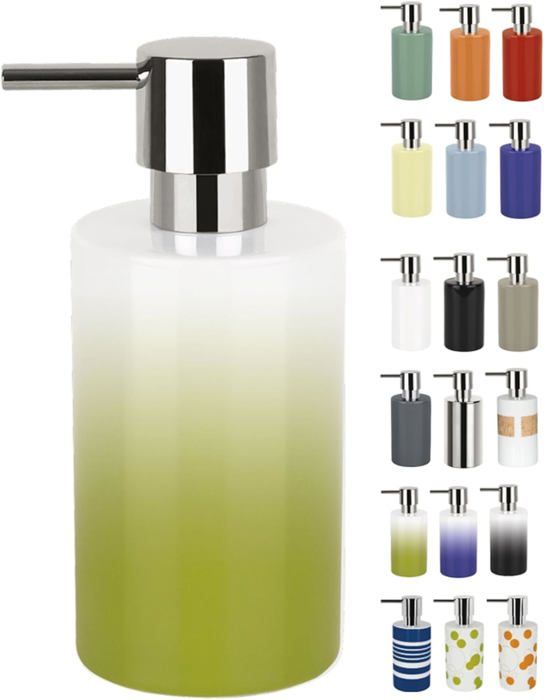 Distributeur de Savon Liquide \u201eTube\u201c Céramique Distributeur ...