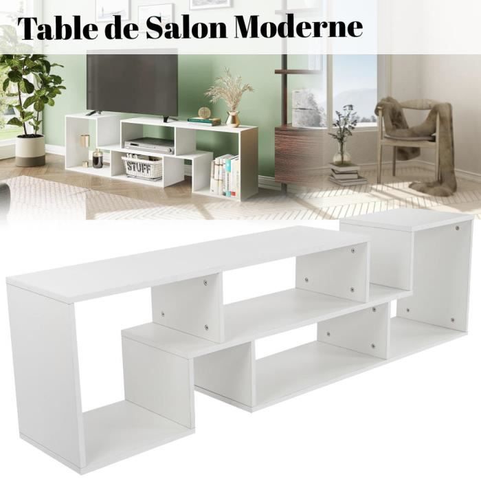 Table de télévision moderne en panneau de particules et kit d ...