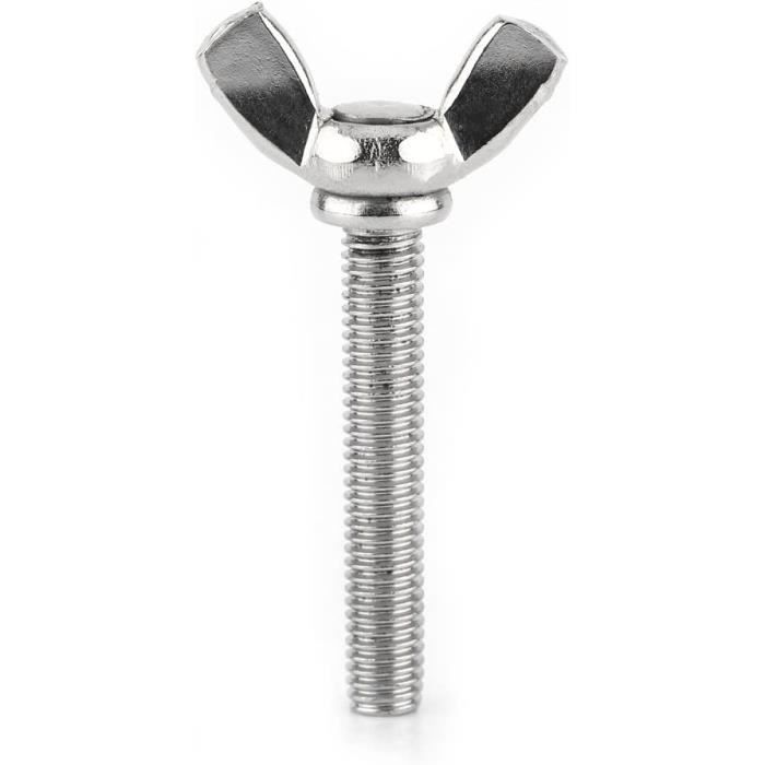 5 pièces 8 Types M5 Kit d'assortiment d'écrous papillon, 304 vis ...