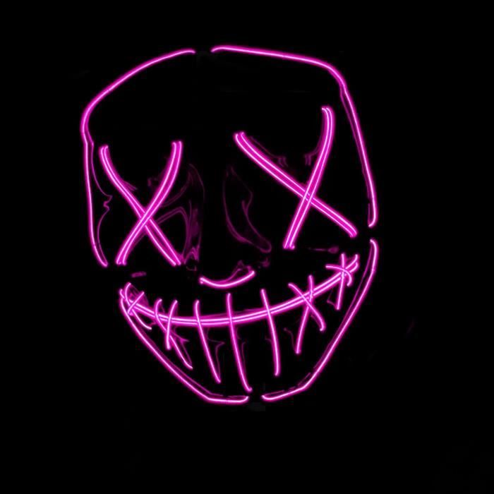 Masque Led La Purge® | Nightmare Rose | Qualité Premium | Plastique ...