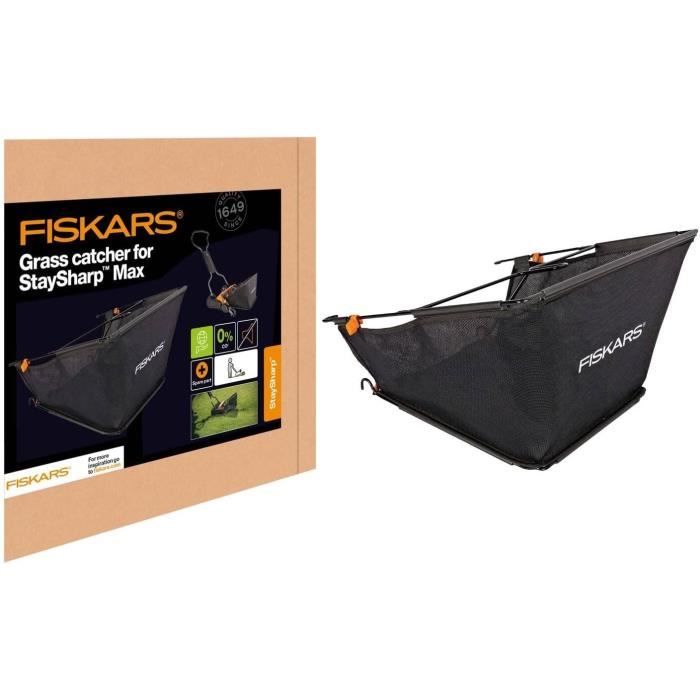 Fiskars Bac De Ramassage Pour Tondeuse Fiskars Staysharp Max, Capacité ...