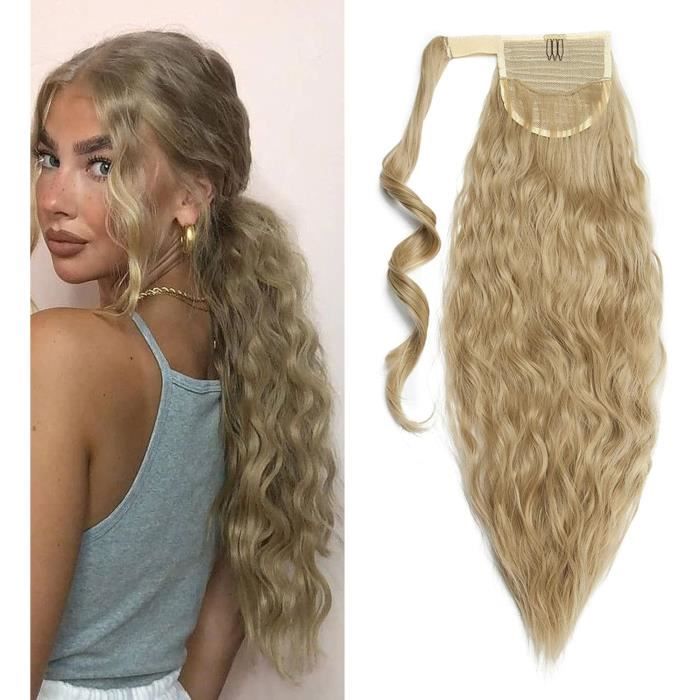 Postiche Chignon Extension A Clip Cheveux Naturel Ponytail Pâte Magique ...