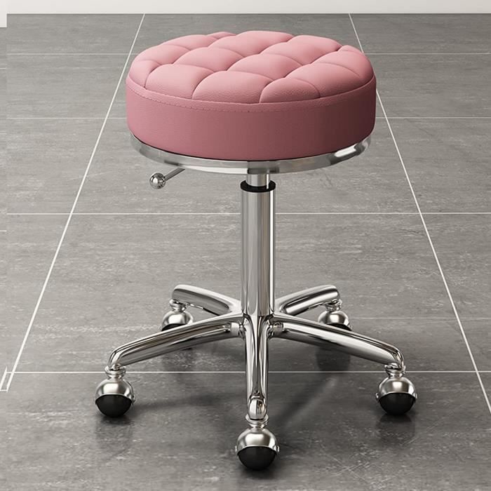 Tabouret Rond à roulettes réglable en Hauteur - WEYE - Ergonomique ...