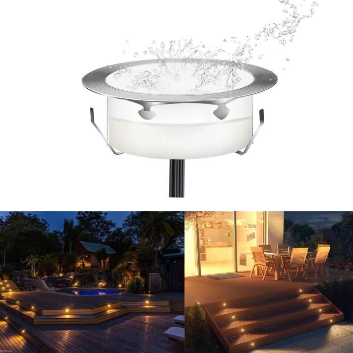 1pcs Spot Extérieur Encastrable Mini Lumière 2,5W DC12V étanche IP67 ...