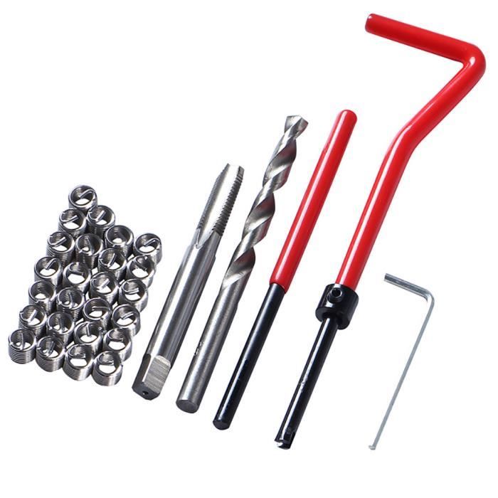 Kit d'insertion de réparation de filetage métrique 30x M5 M6 M8 Car Pro ...