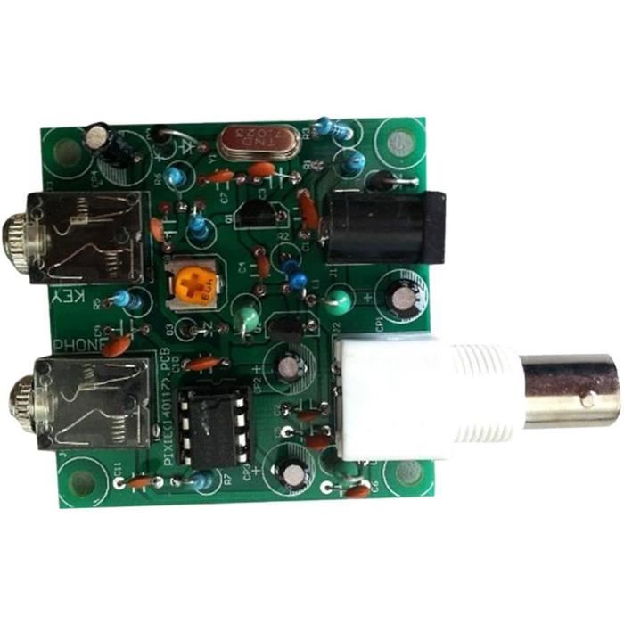 Ham Radio 40M 9V-12V CW émetteur à Ondes Courtes QRP Pixie Kit[283 ...