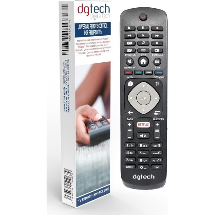 Télécommande Universelle Pour Téléviseurs Philips Compatible Avec Plus ...