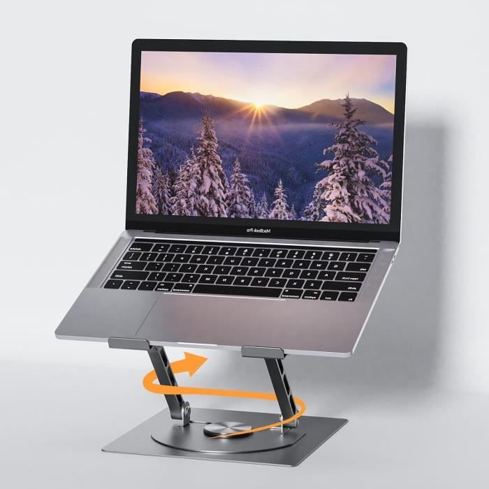 Support Pour Ordinateur Portable, Base Rotative À 360°, Support Pour ...
