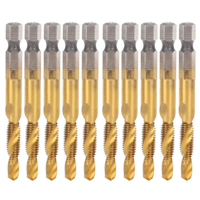 Cikonielf Taraud à vis à queue hexagonale Outil de taraudage, taraud à ...