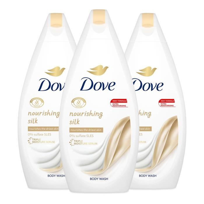 Dove Body Wash Silk Glow Sulfate-free Moisturising for Silky Soft Skin, 3x450ml - Cdiscount Au ...