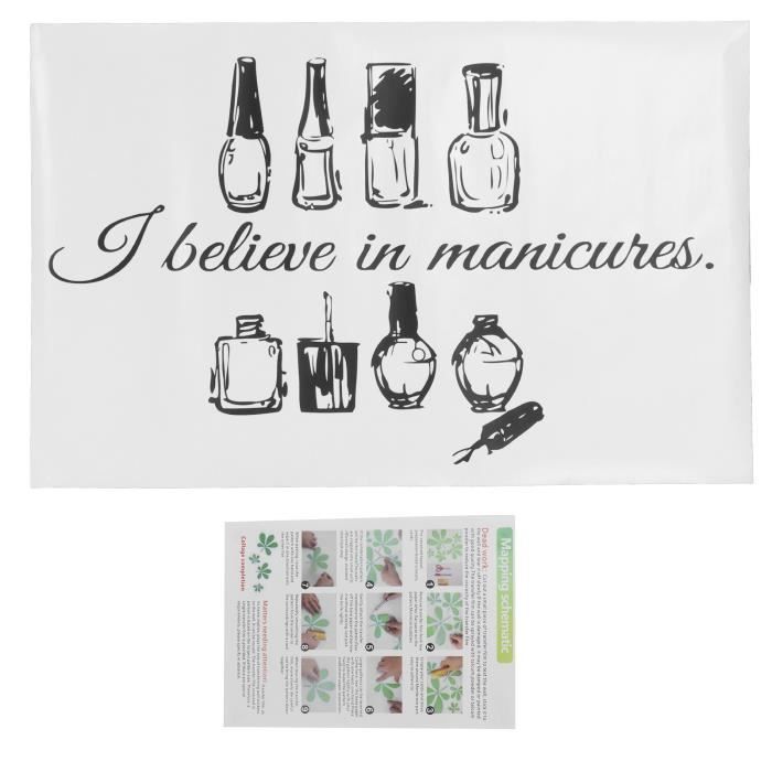 Drfeify Sticker mural pour salon de manucure Sticker Mural de Fenêtre ...