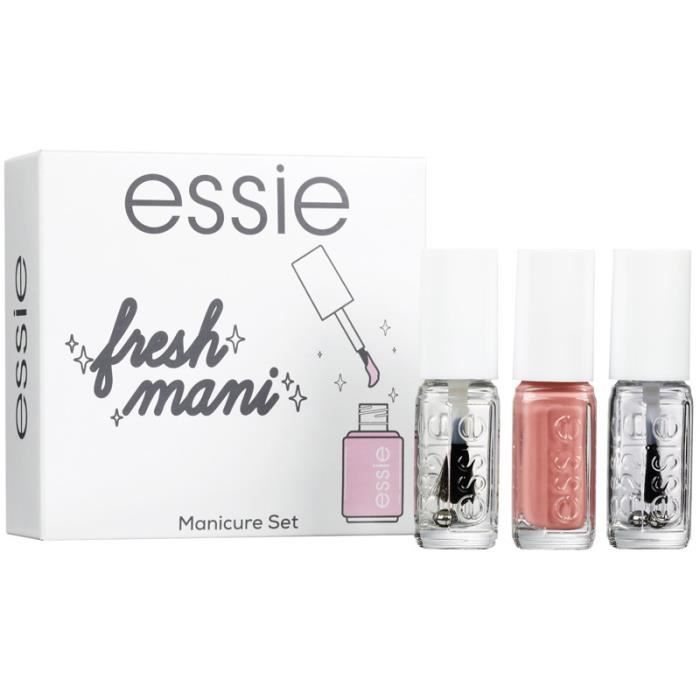 Coffret Mini Manicure - ESSIE - Eternal Optimist - Base Coat - Top Coat ...
