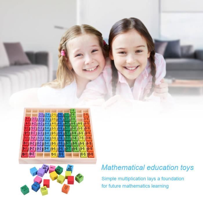 Puzzle en bois Table de multiplication - FAFEICY - Jouet éducatif pour ...