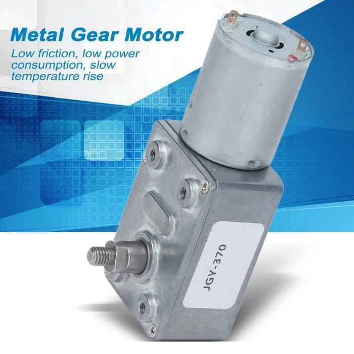 YIC Moteurs À Engrenages À Vis Sans Fin Dc12V Moteurs De Réduction De ...