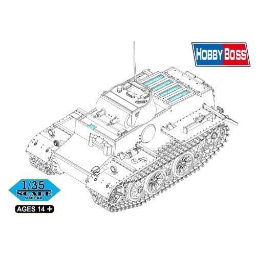 Modèle en plastique - HOBBY BOSS - PZKPFW.I AUSF.F (VK1801) - 1/35 ...
