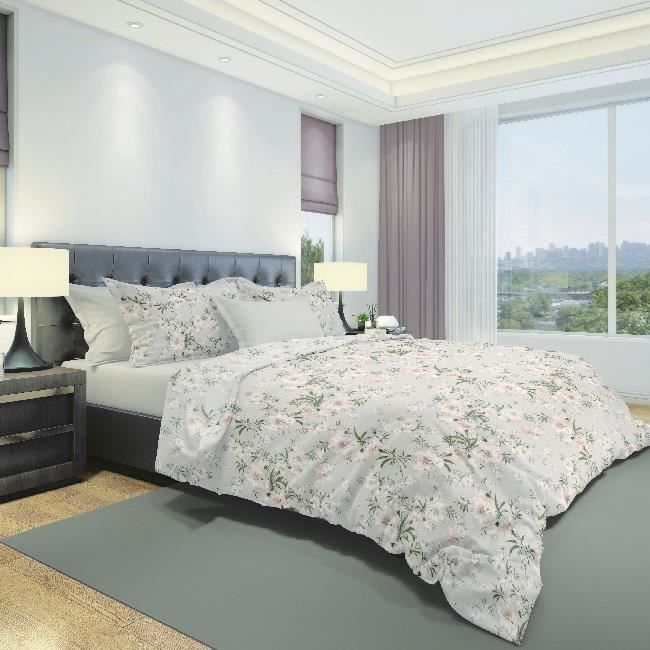 HOMEMANIA Housse de couette Cherry - Natura, Single - housse de couette ...