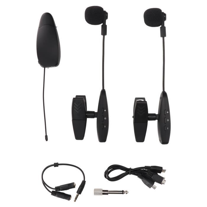 HURRISE Microphone fil UHF Microphone fil UHF, microphone de saxophone ...