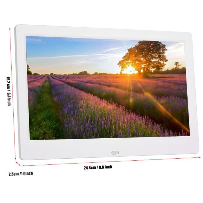 10inch Cadre Photo Numérique 16: 9 1024 * 600 HD (Blanc) - Cdiscount TV ...