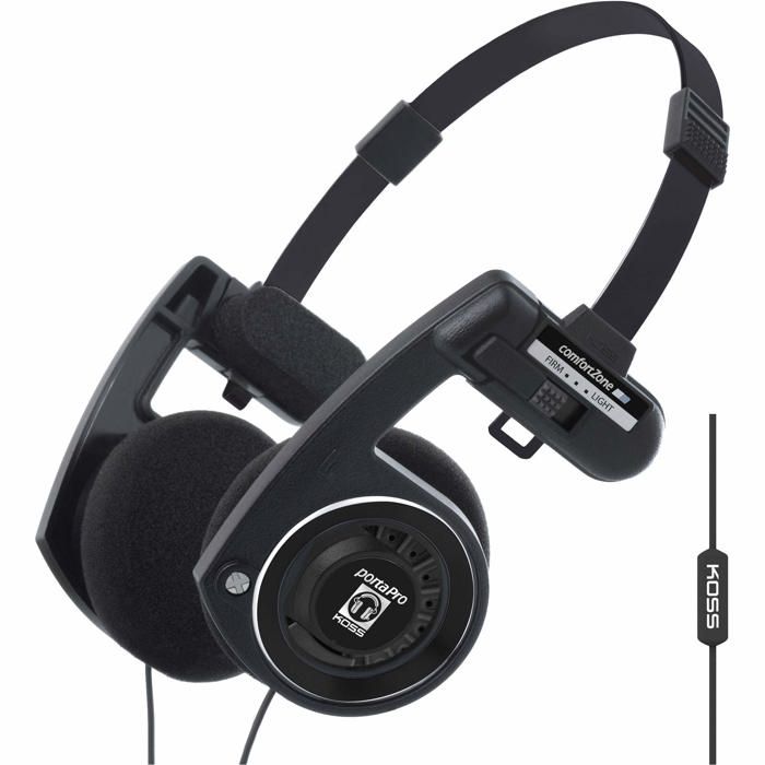 Casque Hi-Fi - Koss - Porta Pro Mic - Noir - Filaire - Sur-oreille ...