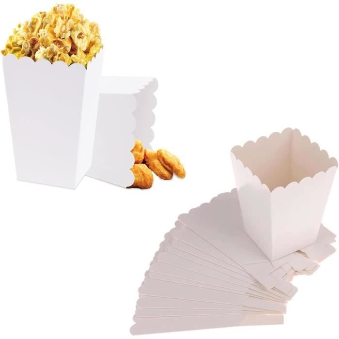 50 Pièces Popcorn Boîtes, Boîtes À Pop-Corn, Boites À Popcorn Et ...