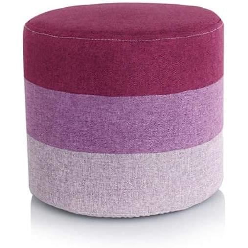 Repose-Pieds, Pouf Rond Ottoman Tabouret De Pied En Tissu, Canapé Arc ...