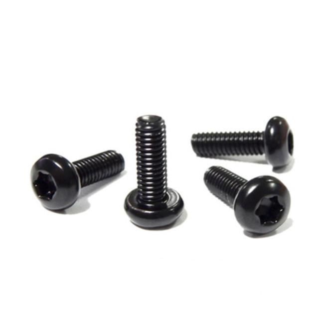 VIS,steel with balck-M2 50pcs-6mm--Vis à tête cylindrique Torx à Six lobes, 10-50 pièces, M1.6 ...