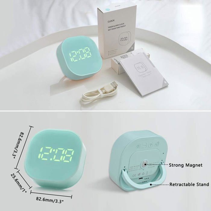 Réveil matinal numérique LED numérique enfants filles avec fonction ...