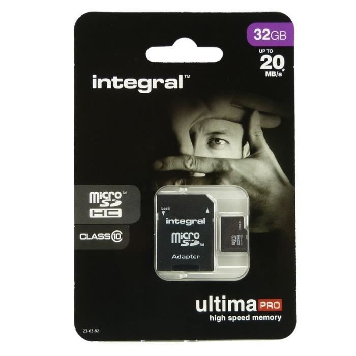 Pour Samsung Galaxy J3 2016 : Carte Mémoire Micro SD 32 Go classe 10 ...