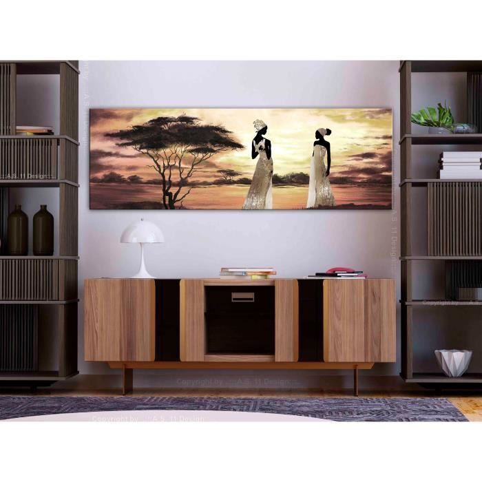 Tableau africain et ethnique African Goddesses (1 Part) Narrow 120x40 ...