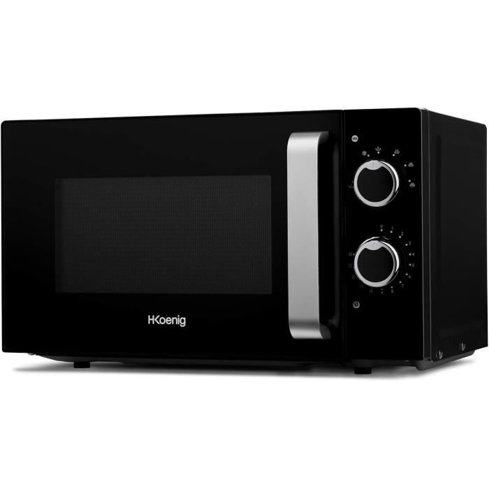 Micro-Ondes Compact Design 20L Vio8 Noir Puissant 700W, Plateau ...