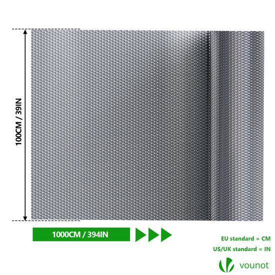 VOUNOT® Isolant thermique à bulles double face en film aluminisé ...