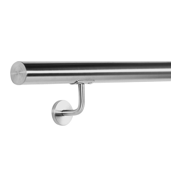 WilTec Kit Main courante Escalier 100cm Acier affiné V2A Garde-corps ...