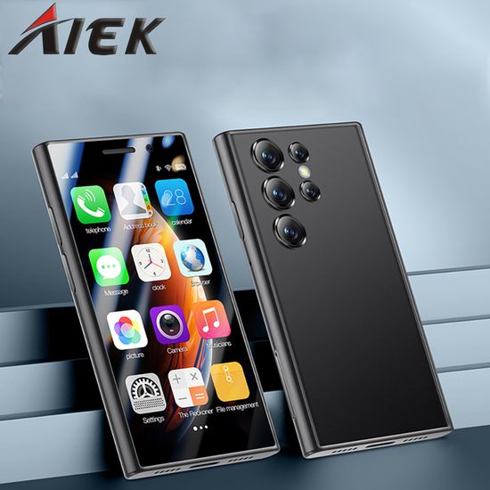 AIEK S23 Pro 4G Mini Smartphone 3.0 pouces Android 9.0 Reconnaissance faciale 1950mAh Double SIM ...