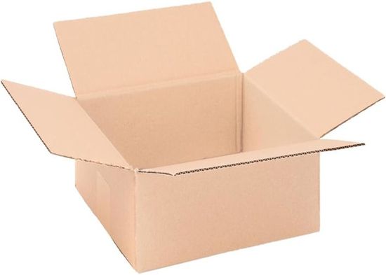 Verpacking Lot de 100 cartons pliables - 280 x 220 x 95 mm - Marron ...