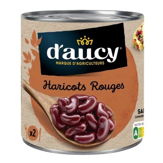 D'AUCY - Haricots Rouges 250G - Lot De 4 - Cdiscount Au quotidien