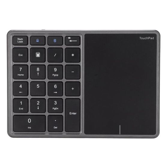 Clavier numérique sans fil - FDIT - Type C - Écran tactile - Léger et ...