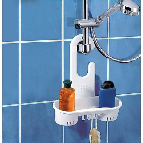 Support de douche en plastique - 30 x 12 x 34 cm - Cdiscount Bricolage