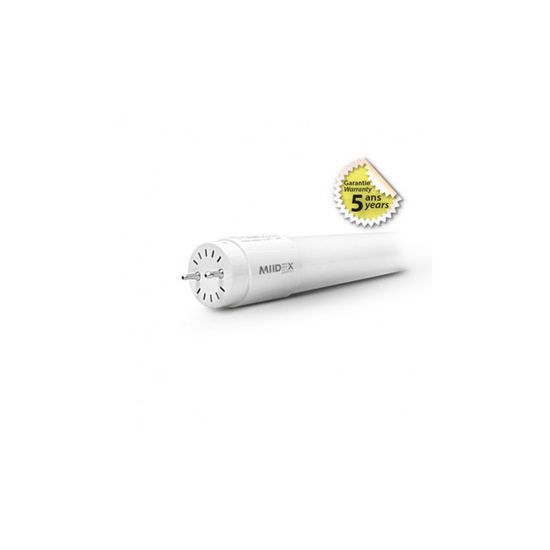 Tube LED T8 avec Starter AC85/265V 12W 1800lm 145° 1200mm - Blanc ...
