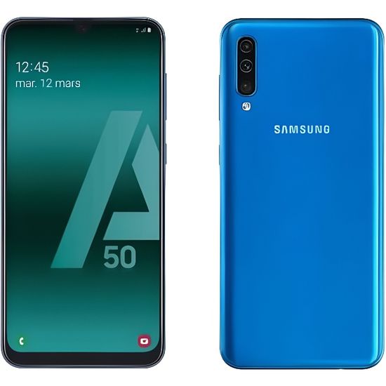 SAMSUNG Galaxy A50 64 Go Bleu - Cdiscount Téléphonie