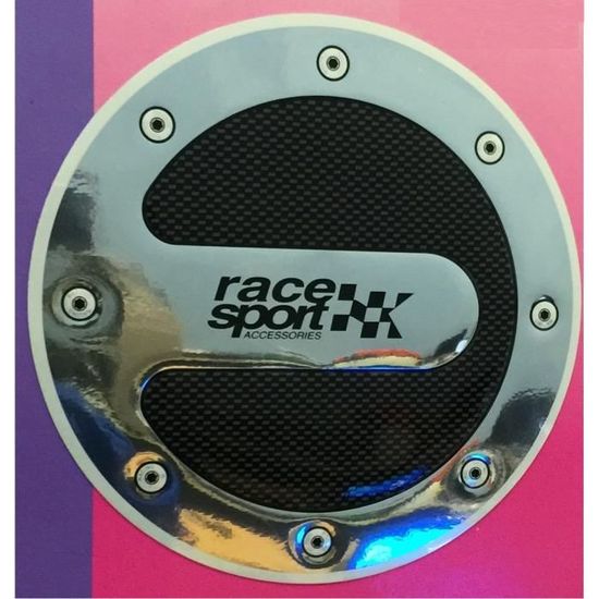 STICKER TRAPPE ESSENCE CHROME CARBONE Ø155m - Cdiscount Auto