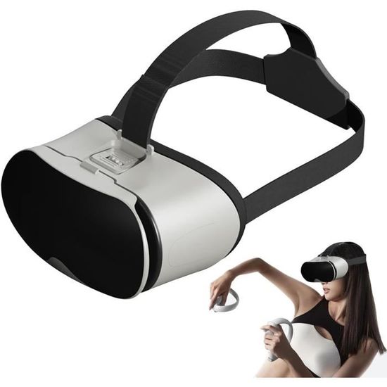 Casque VR - A898 - Réalité Virtuelle 3D - Confort Ajustable - Lentilles HD - Multi-plateforme ...