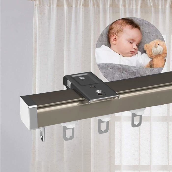 Tringle Pour Mettre De Rideau En Métal, Rail De Rideau Plafond, Kit De ...