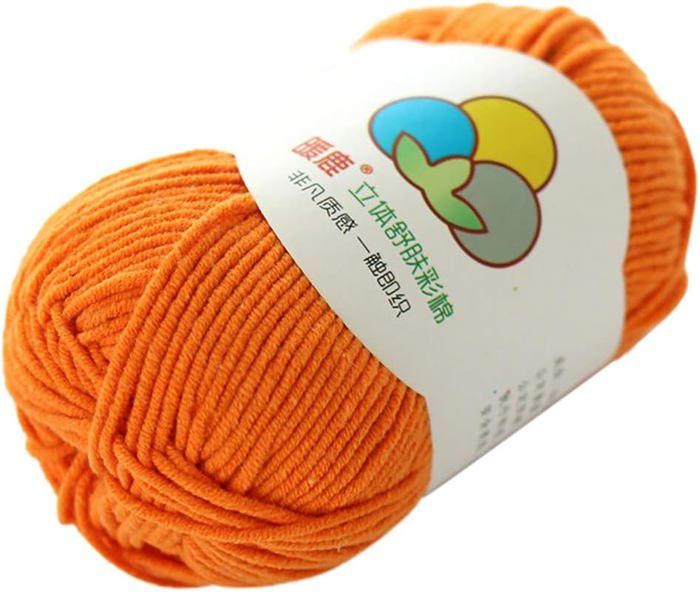 Pelote De Laine Milk Coton Hunpta - Fil Color Pour Le Crochet Et Le ...