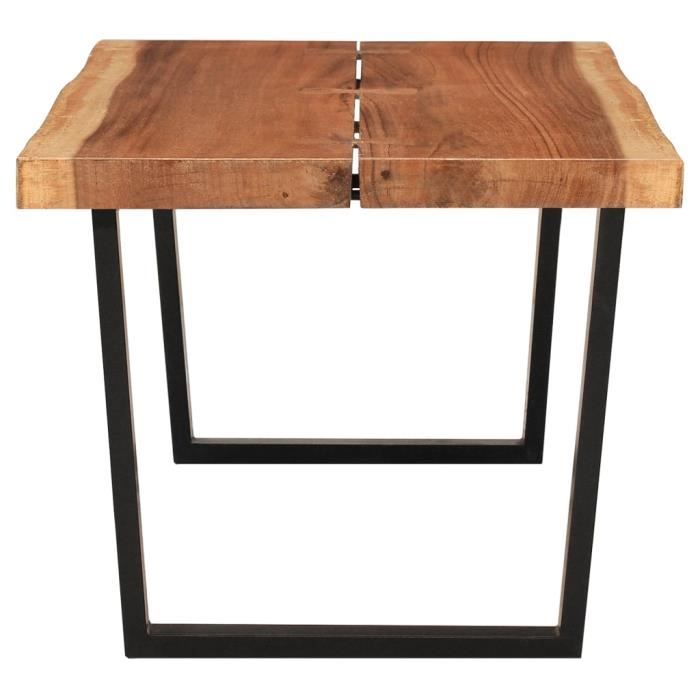 Akozon Table basse Bois de suar massif 102x54x41 cm - 7891451125854 ...