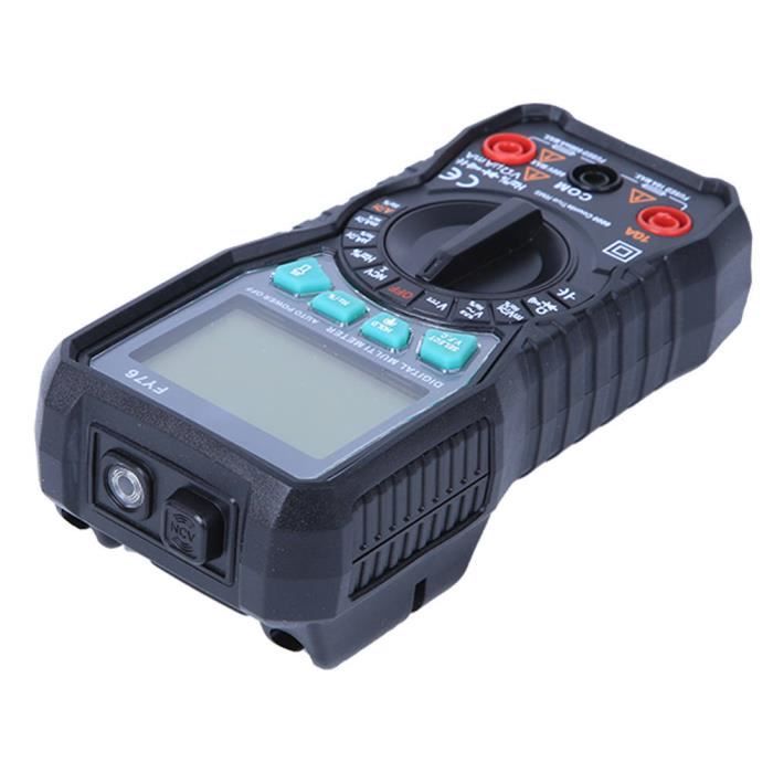 ARAMOX Multimètre d'affichage LCD Multimètre numérique à plage ...