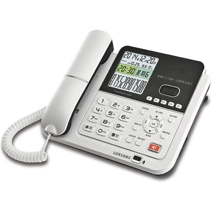 Répondeur Téléphonique Téléphone Fixe sans Fil créatif Pratique sans ...