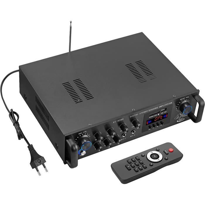 Amplificateur Audio Bluetooth 200W+200W Ampli Audio HiFi Stéréo avec ...