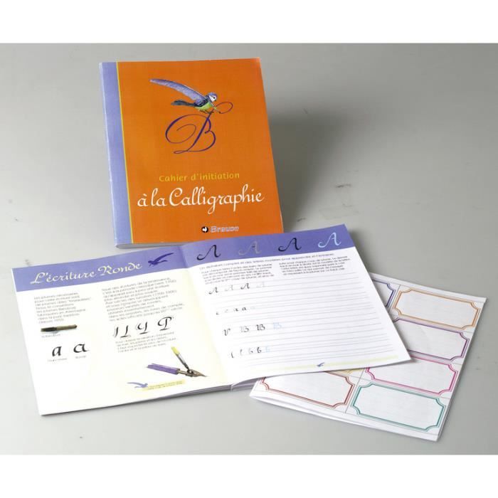 Cahier de calligraphie Junior — Anglaise & ronde avec planche d ...