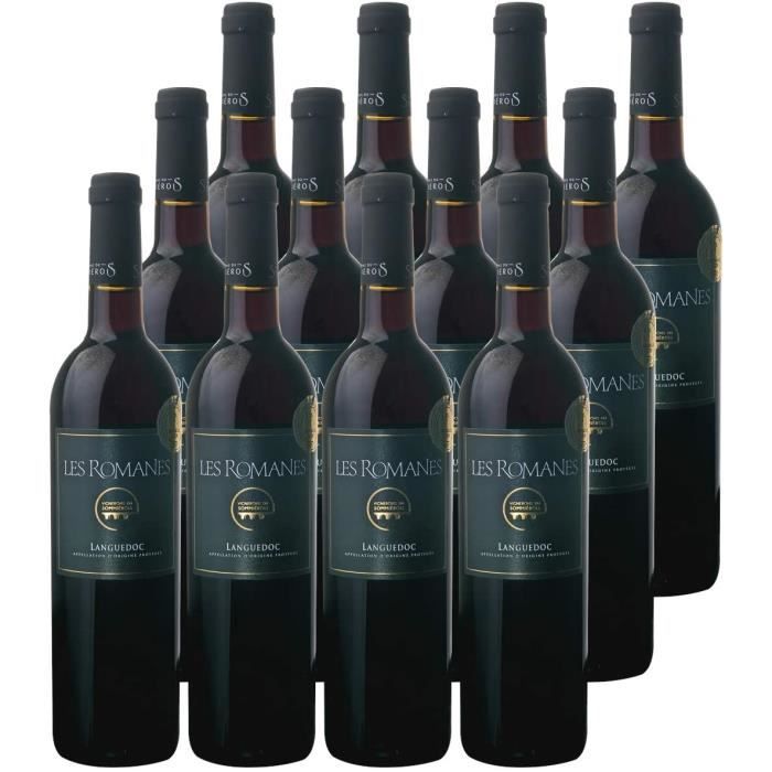 VIN ROUGE Languedoc Les Romanes Rouge 2018 - Les Vignerons du ...